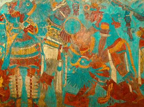 Mural en Cacaxtla, de gran valor histórico - Grupo Milenio
