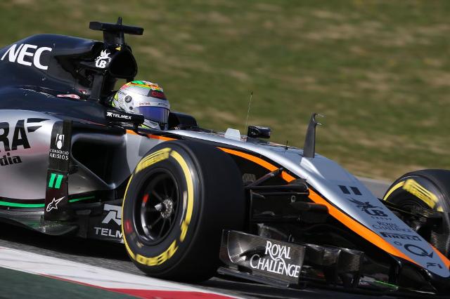 'Checo' Pérez prueba por primera vez el nuevo Force India - Grupo Milenio