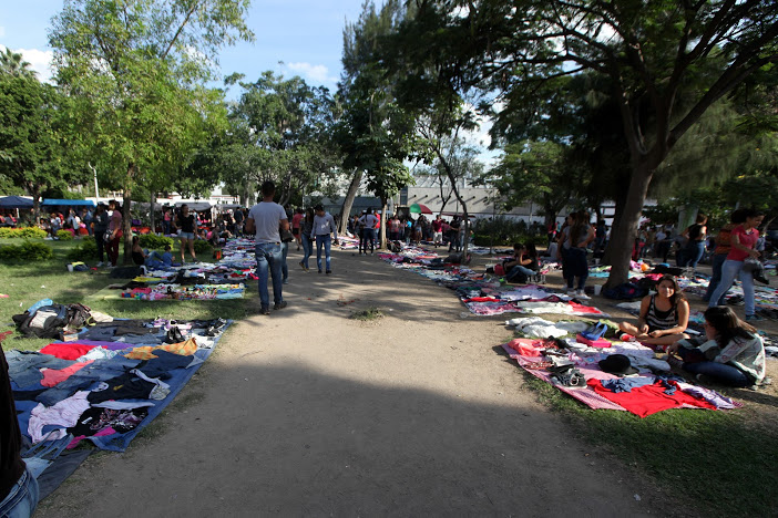 Parque Rojo, un tianguis todos los sábados - Grupo Milenio