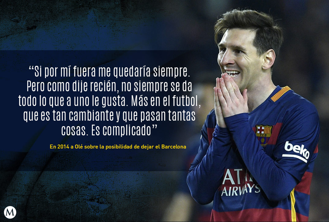 Las mejores frases de Messi tras su adiós a la selección
