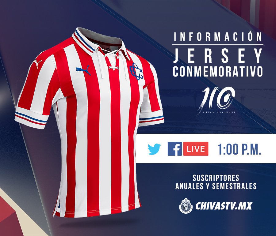 Así podrás adquirir la playera conmemorativa de Chivas - Grupo Milenio