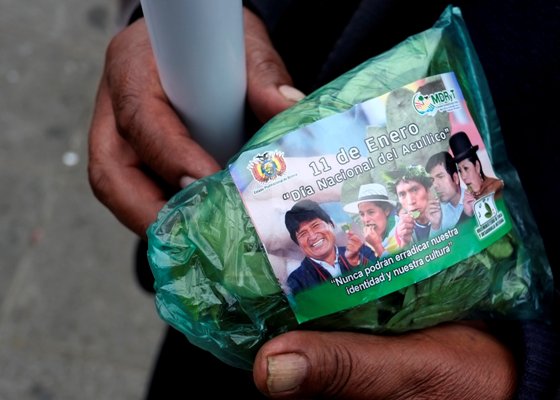 Celebran en Bolivia el ‘día de masticar coca’ - Grupo Milenio