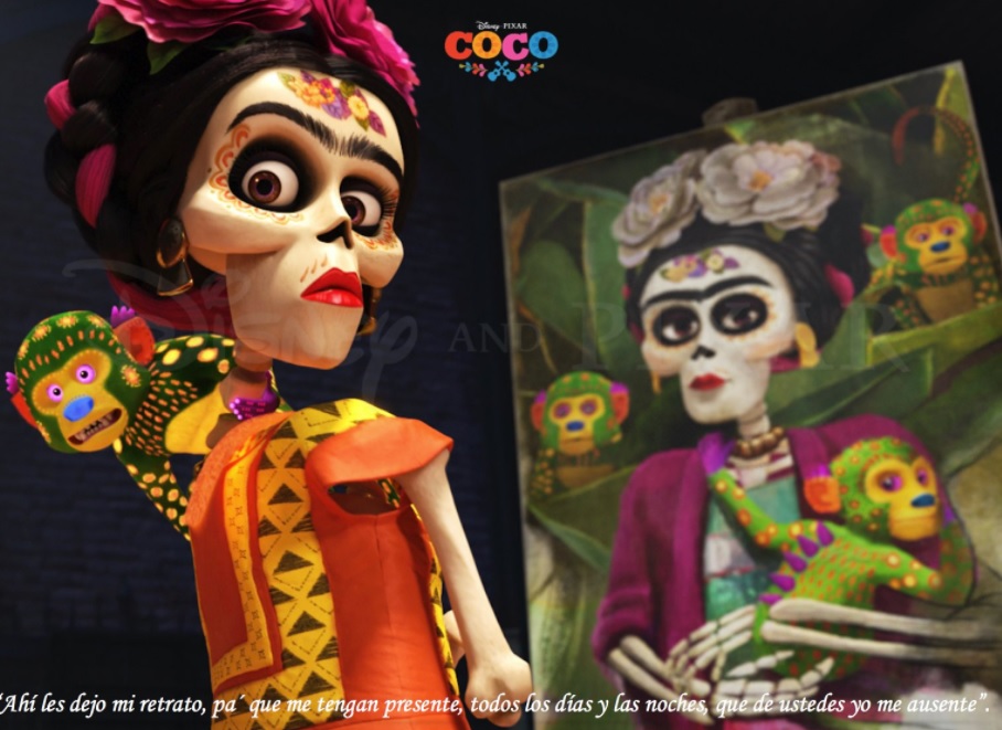 ‘Coco’ rinde homenaje a Frida Kahlo