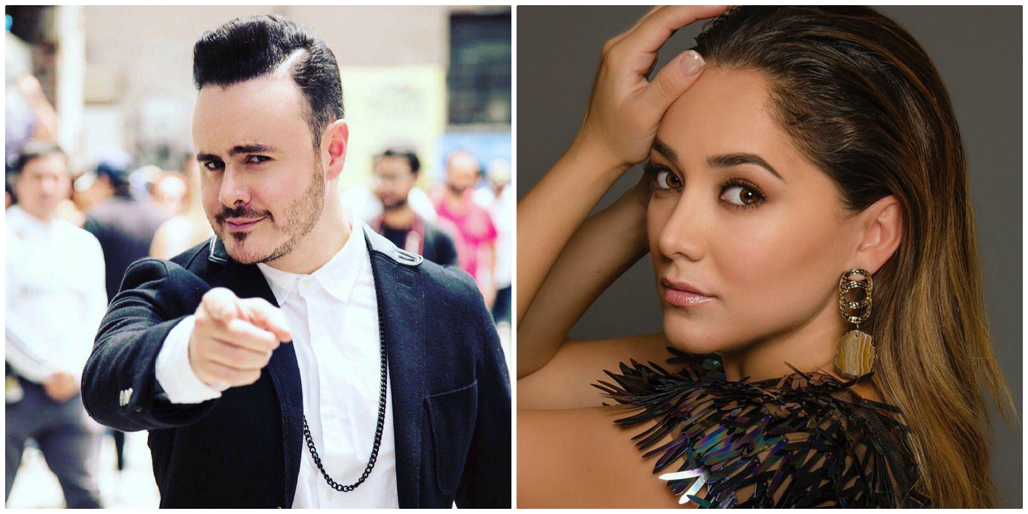 Sherlyn y Yolanda Andrade se besan en la boca