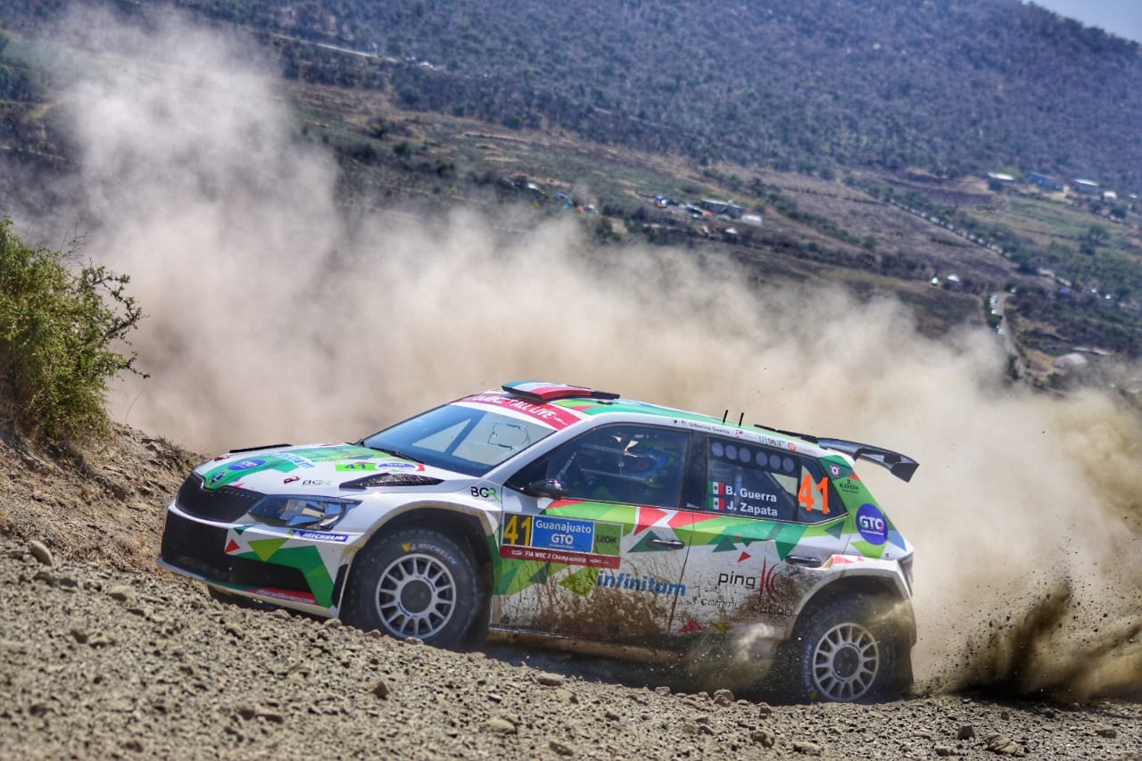 Benito Guerra, campeón de WRC2 en el Rally México 2019 - Grupo Milenio