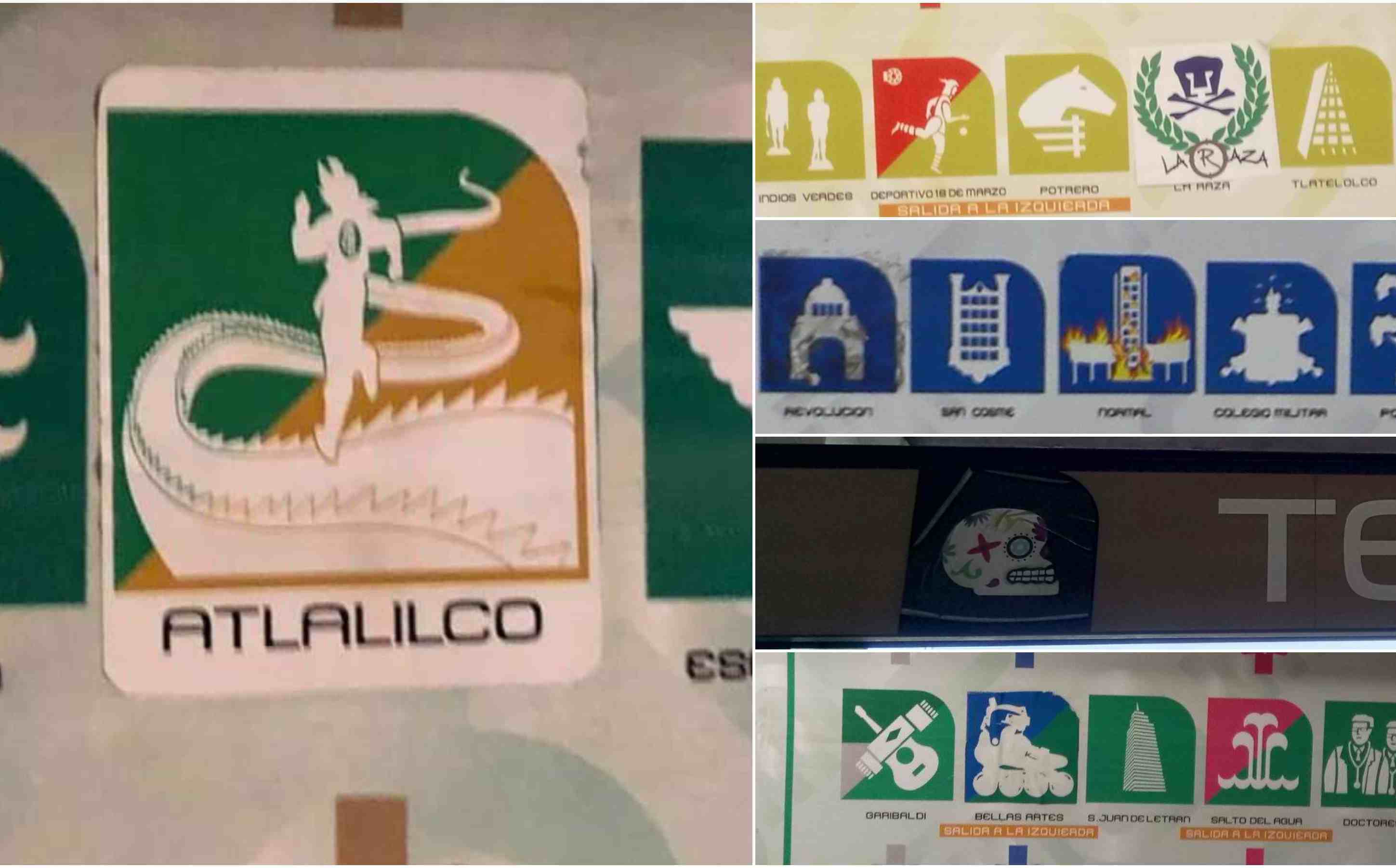 En Metro de CdMx, usuarios rediseñan logos de estaciones - Grupo Milenio