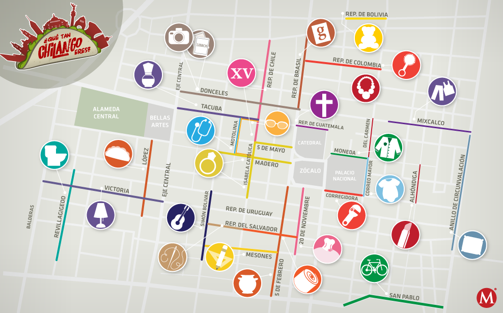 CdMx: calles del Centro Histórico y qué venden - Grupo Milenio