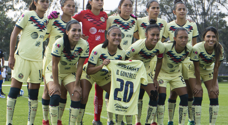 Jugadoras de América Femenil lloran al dedicar gol a Diana González ...