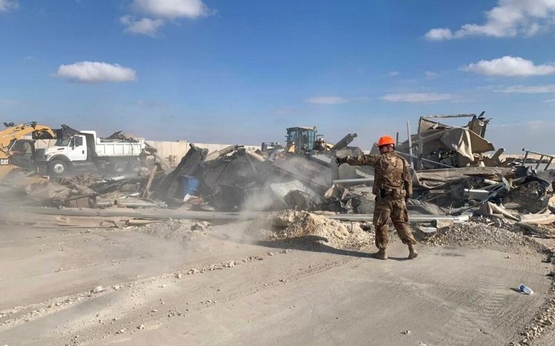 Así se ve la base militar de Irak tras ataque de Irán con misiles ...