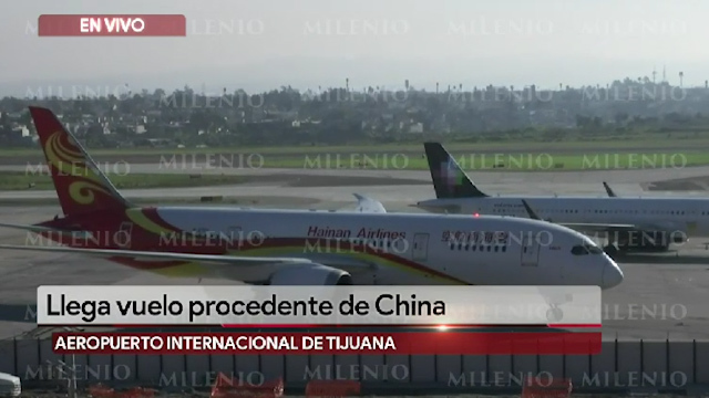 Llega a Tijuana vuelo desde China; aplican protocolo a pasajeros ...