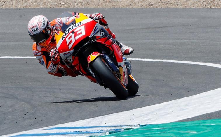 Marc Márquez sufre fuerte accidente en el MotoGP de España: video ...