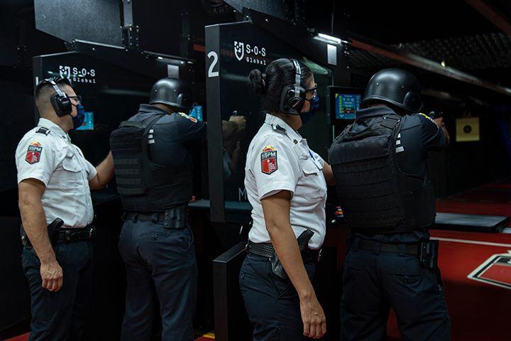 Nuevo León: Estrenan stand de tiro para policías de San Pedro - Grupo ...