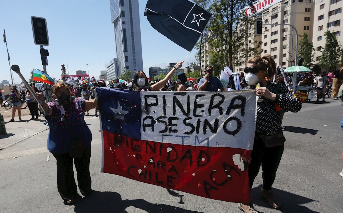 En Chile, inician protestas a un año del estallido social | FOTOS ...