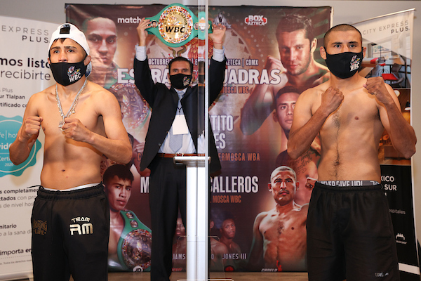 Francisco Estrada y Carlos Cuadras pasan sin problemas en la báscula ...