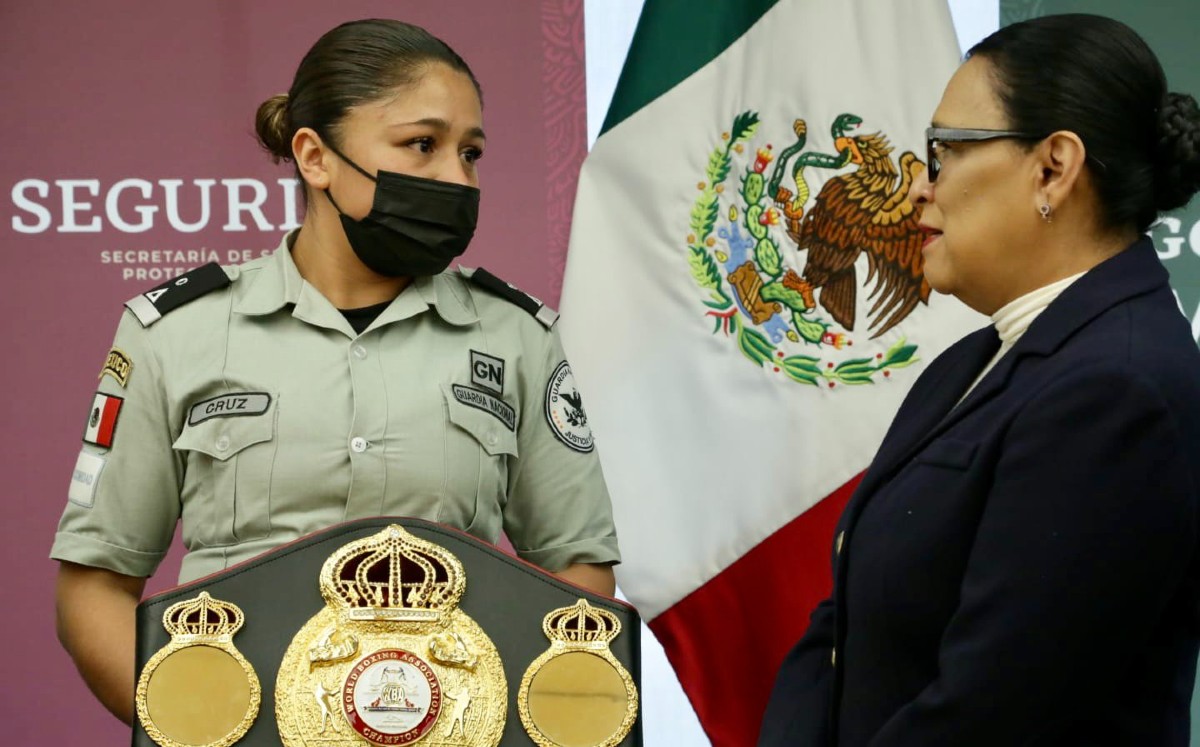 Erika Cruz, la campeona mundial en boxeo de la Guardia Nacional- Grupo ...