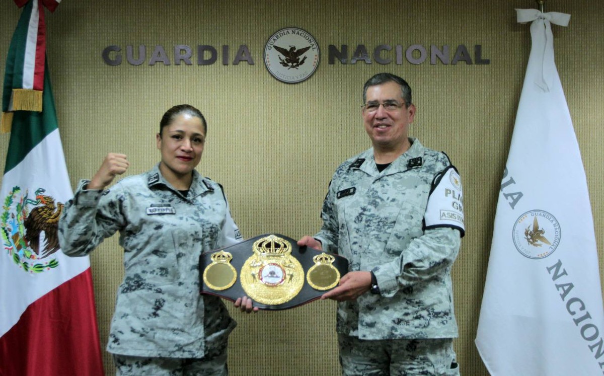 Erika Cruz, la campeona mundial en boxeo de la Guardia Nacional- Grupo ...